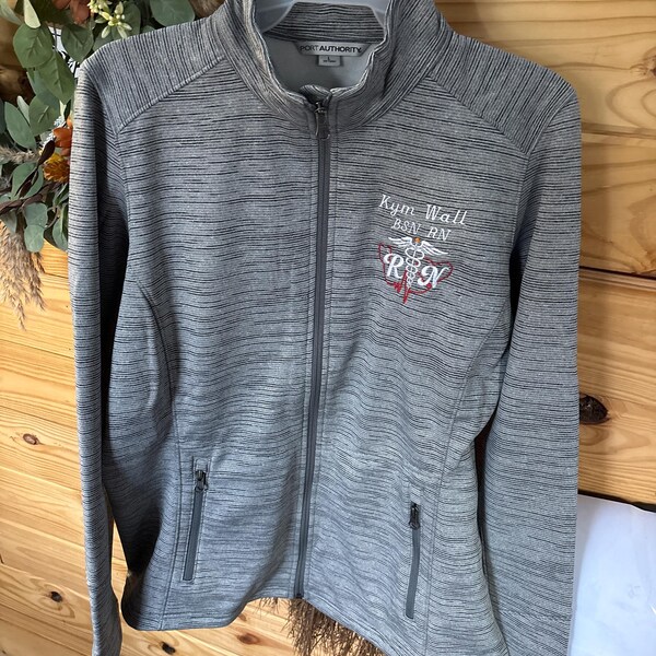 Nurse Practitioner Custom Embroidery Female Jacket. Female NP Fleece ...