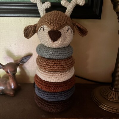 PDF Pattern: Little Deer Stacking Ring Crochet Toy (Download Now) - Etsy