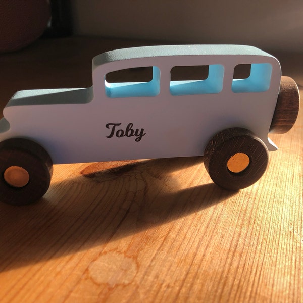 Collect Wooden Cars With Names, Sensory Toys for Toddlers, Baby ...
