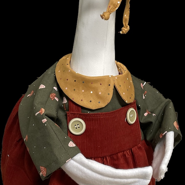 Goose Outfits Pattern for RUFFLED DRESS and Accessories. CHOOSE From 2 ...