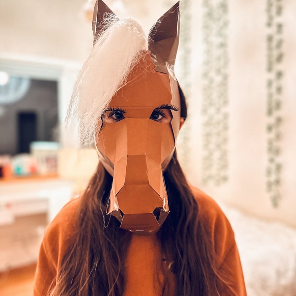 Printable Mask, DIY Halloween Mask, Paper Animal Masks, Wolf Mask ...