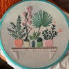 Floral Window Embroidery Pattern, Beginner Hand Embroidery, Beautiful ...