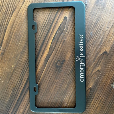 Customized Heavy Duty License Plate Frame Laser Engraved Stainless ...