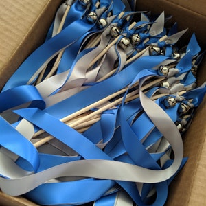 100 Wedding Wands Send off Ideas Ceremony Exit Wedding Ribbon Favors ...