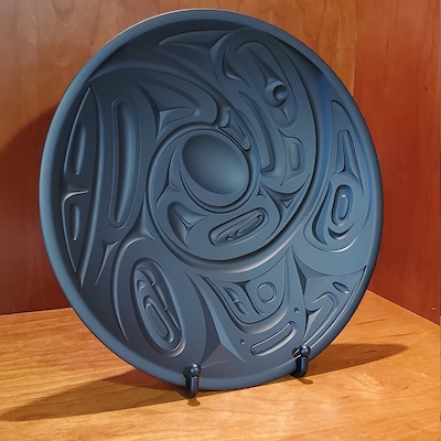 First Nations Corrine Hunt Recycled Glass Serving Tray Platter - Etsy