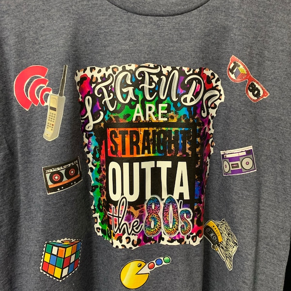Straight Outta the 80's Sublimation Digital Design Download PNG - Etsy