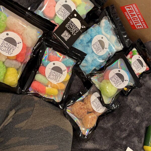 Freeze Dried Mystery Sampler, Freeze Dried Candy Sample Pack, Mystery ...