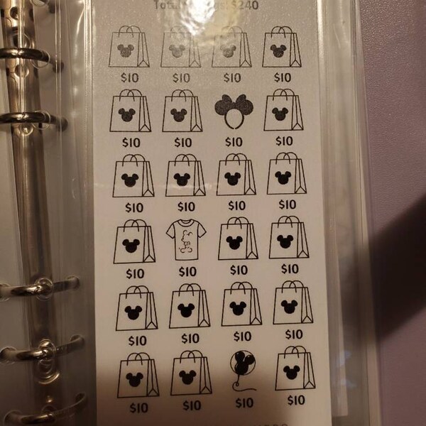 Disney Souvenirs Savings Tracker | Disney Trip | Budget Tracker ...