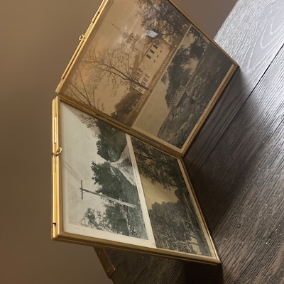 Mini Horizontal Brass Hanging Frame Wallet Photo 2.5x3.5 Ornament - Etsy