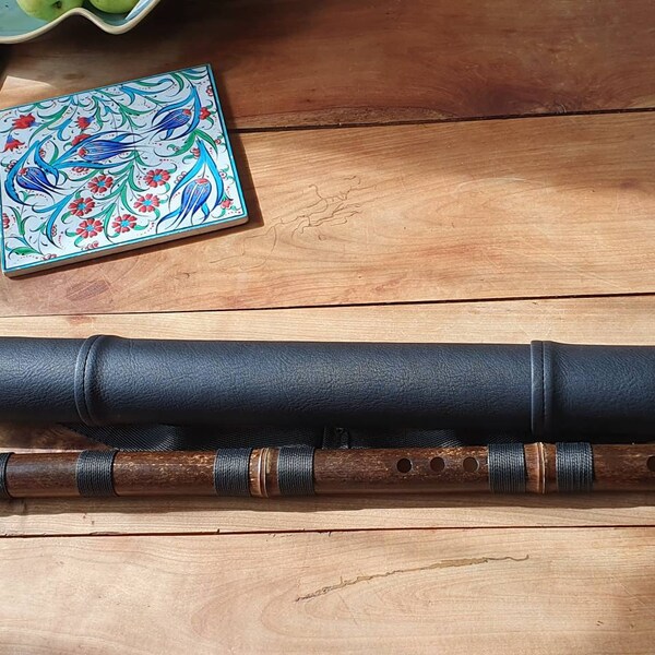 2 Professional Arabic Ney Flutes and 2 Quality Carrying Bags ...