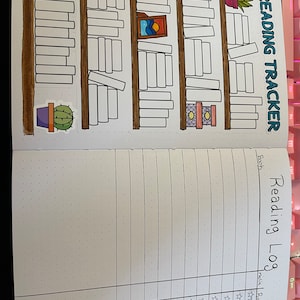 Reading Log Sticker 4.4w X 5.9h Title, Author, and Rating Columns 20 ...