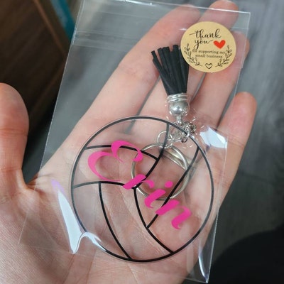 Personalised Netball Keyring / Perfect for Netball Teams - Etsy UK