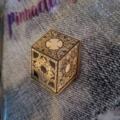 Hellraiser Puzzle Box Horror Enamel Pin the Lament Configuration ...