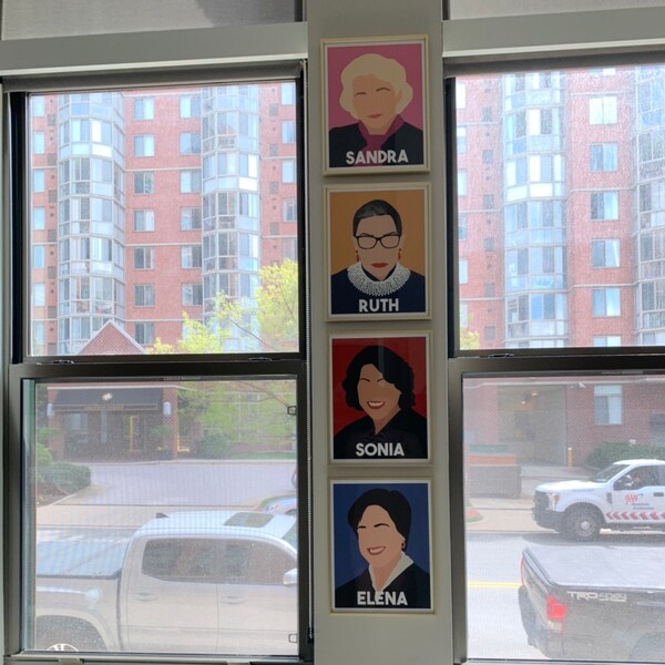 Ruth Bader Ginsburg, Feminist Poster Print, Feminist Wall Art, Supreme ...