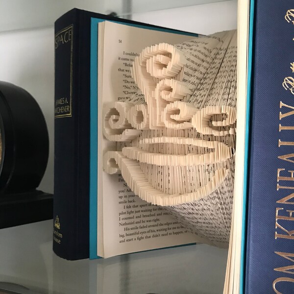 Coffee Cup - Folded Book Art Pattern - Combination Fold - Instant ...