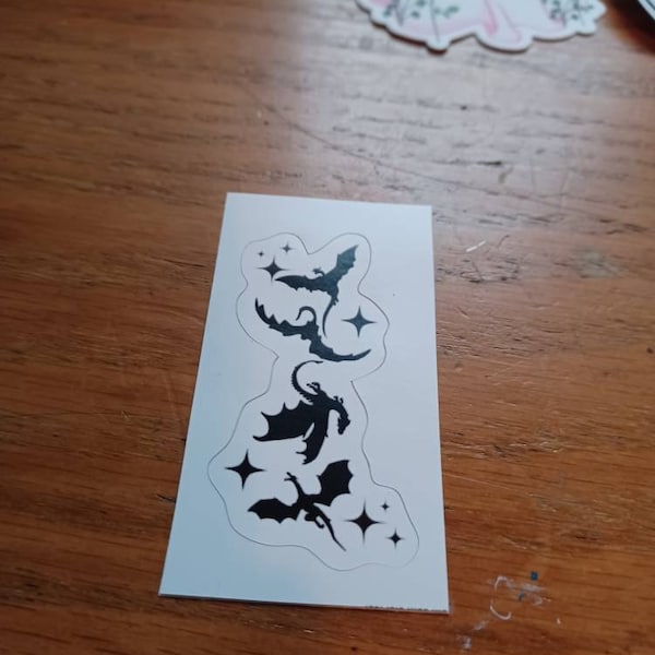 Fantasy Sticker | Trendy Dragon Stickers| E-reader, Booktok Bookish ...