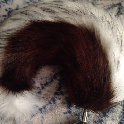 Rose Red Bunny Ear and Tail Plug Set Rabbit Tail Butt Plug and Ear Tail ...