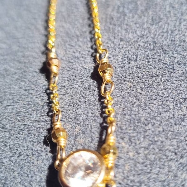 Stassi's Signature Design "the Pearl Chain Choker" 14k Gold Gold Filled ...