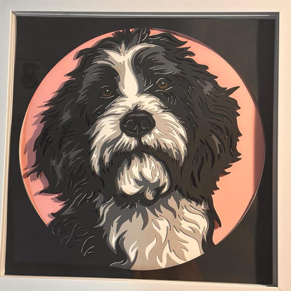 Bulldog SVG 3D Layered for Cardstock, Multilayer Papercut, Shadow Box ...