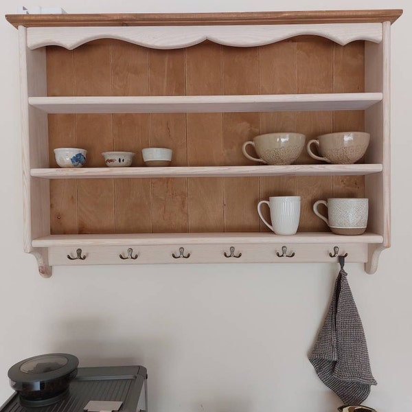 S59 Timber Cottage Shelf | Traditional Shelf | Traditionally Crafted ...
