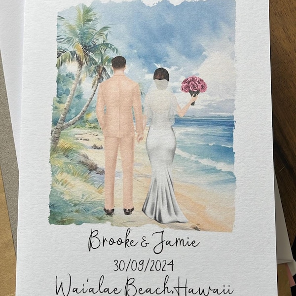 Tractor Wedding Card Personalised Bride Groom Farmer - Etsy