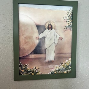 Easter Advent Calendar Holy Week PRINTABLE // Easter Countdown LDS Art ...