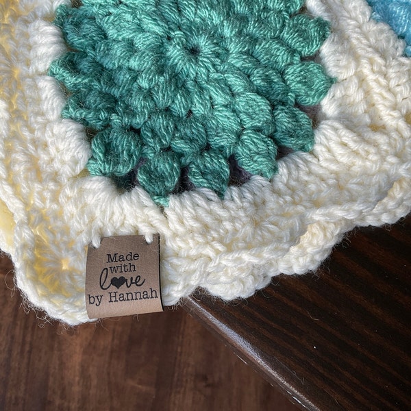 PU Leather Hat Tags, Custom Faux Leather Knitting, Crochet, Custom Tags ...