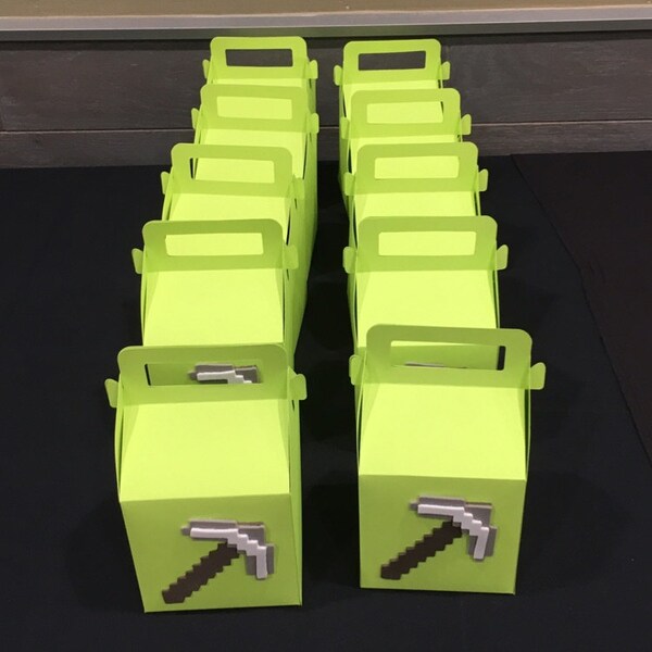 Minecraft Inspired Goodie Boxes - Etsy