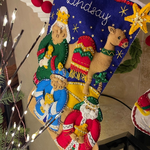 Finished Bucilla Christmas Stocking Completed Christmas Stocking ... Finished Bucilla Christmas Stocking Completed Christmas Stocking ...