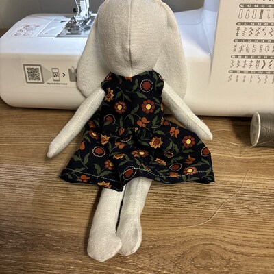 2 in 1 Stuffed Bunny With Clothes Pdf Pattern and Tutorial, Rabbit ...