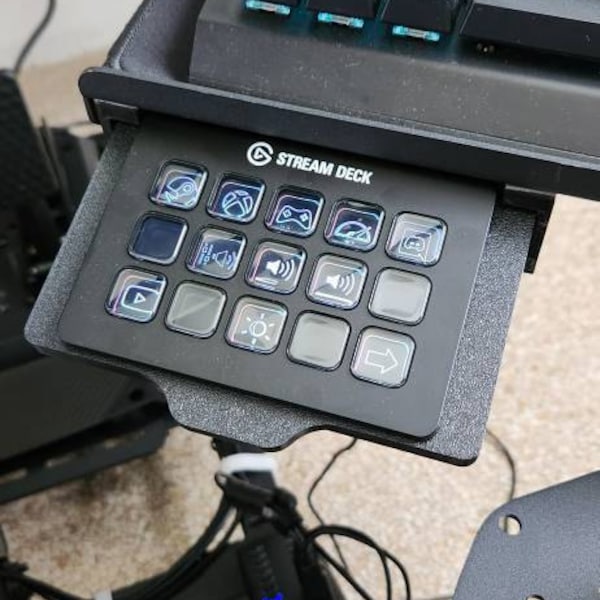 Stream Deck Plus Under Desk Mount for Elgato | Streamdeck Slide Out ...