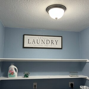 Self Service Laundry Sign Farmhouse Laundry Sign Laundry Room Sign - Etsy