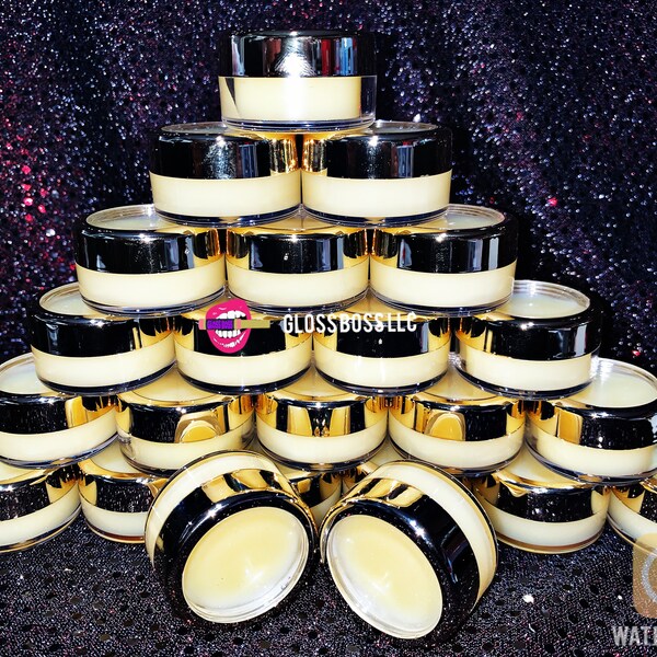 Cosmetic Jars With Sifter & Powder Puffs Option Plastic Beauty Storage ...