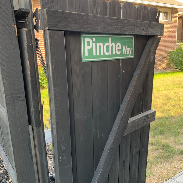 Funny Street Sign Pinche Way Man Cave Garage Decor - Etsy