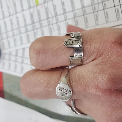 Custom City Ring Cityscape Ring Travel Ring Skyline Ring Statement Ring ...