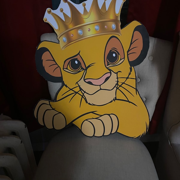 Lion King Cake Topper Printable PNG, Digital File Lion King Birthday ...