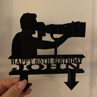 Acrylic 11th Birthday Years Loved Theme Childrens Cake Topper Party ...