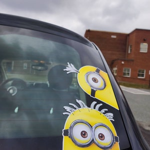 Peeping Cookie Monster - Funny Sticker Car or Van Window / Bumper - Etsy