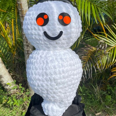 Boo the Ghost Crochet Plushie Pattern - Etsy