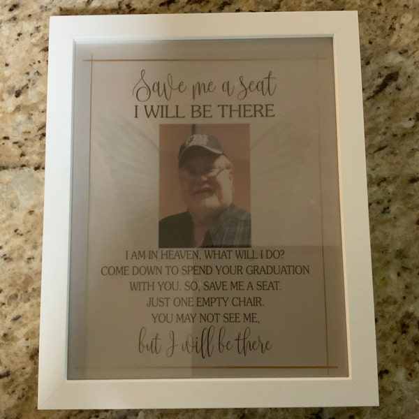 Graduation Memorial Sign for Loss of Loved One, Loving Memory Sign ...