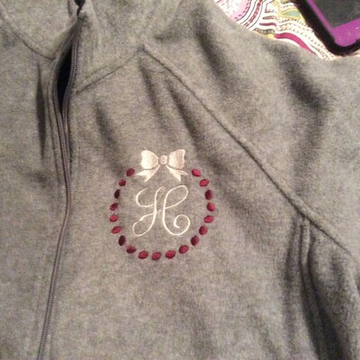 Dotted Monogram Design Frames Set for Machine Embroidery Use Each ...