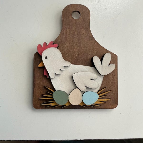 Farmhouse Animal Fridge Magnets, Highland Cow, Chicken, Pig, Farm Home ...