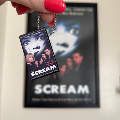 Scream Classic Horror Vhs Dvd Bluray Movie Keychain - Etsy