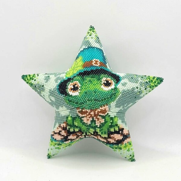 Holy Family 3D Peyote Star Pattern PDF Nativity Scene Beaded Star ...