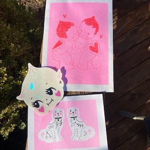 Flash Sheet A3 Risograph Print - Etsy