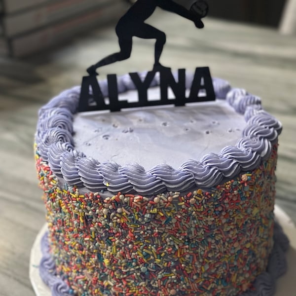 Female Volleyball Cake Topper, Volleyball Player, Volleyball Birthday ...