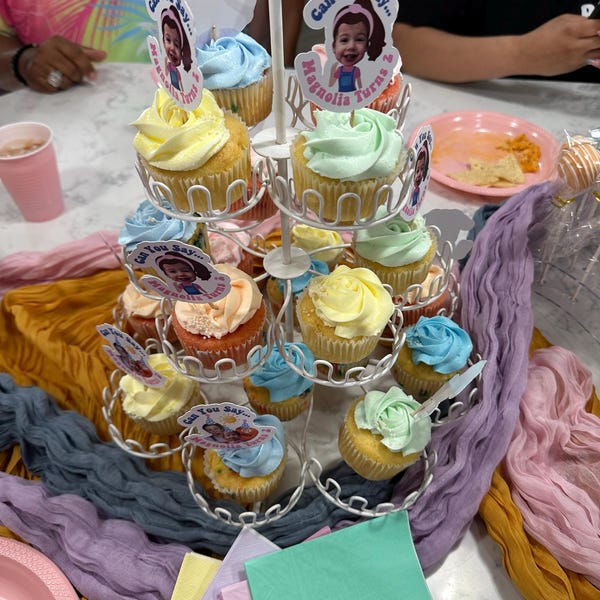 Ms Rachel Personalized Cupcake Toppers, Can You Say Cupcake Toppers ...