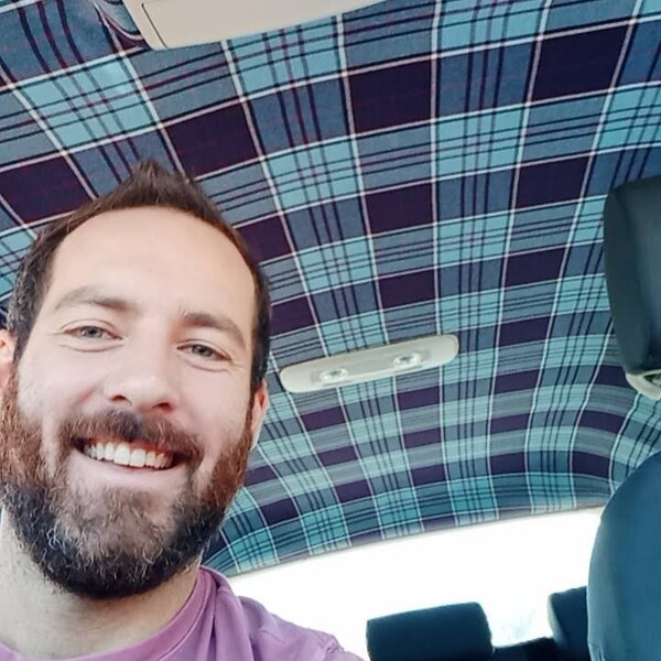 Fabric RCAF Tartan Fabric for Royal Canadian Air Force Shadow Box ...