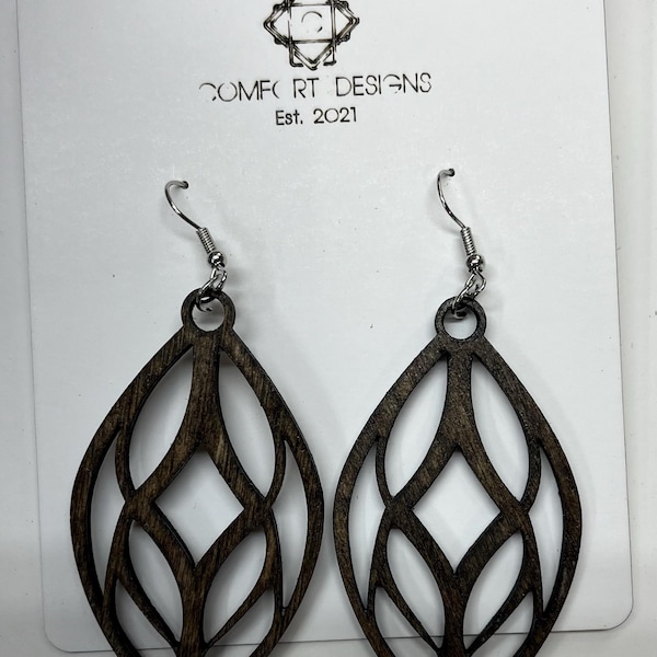 10 Laser Cut Dangle Designs for Women, Geometric Earring, Elegant ...