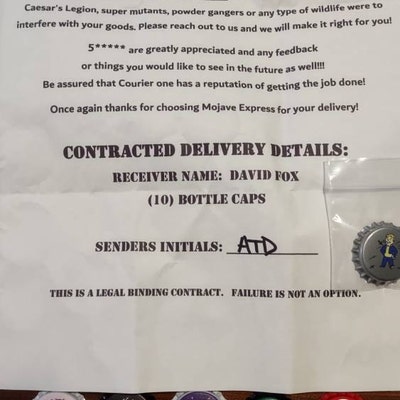 10 Fallout Unofficial Bottle Caps or Fridge Magnets in Weathered/clean ...